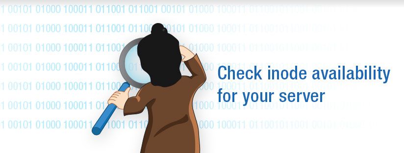 Check inode availability for your server